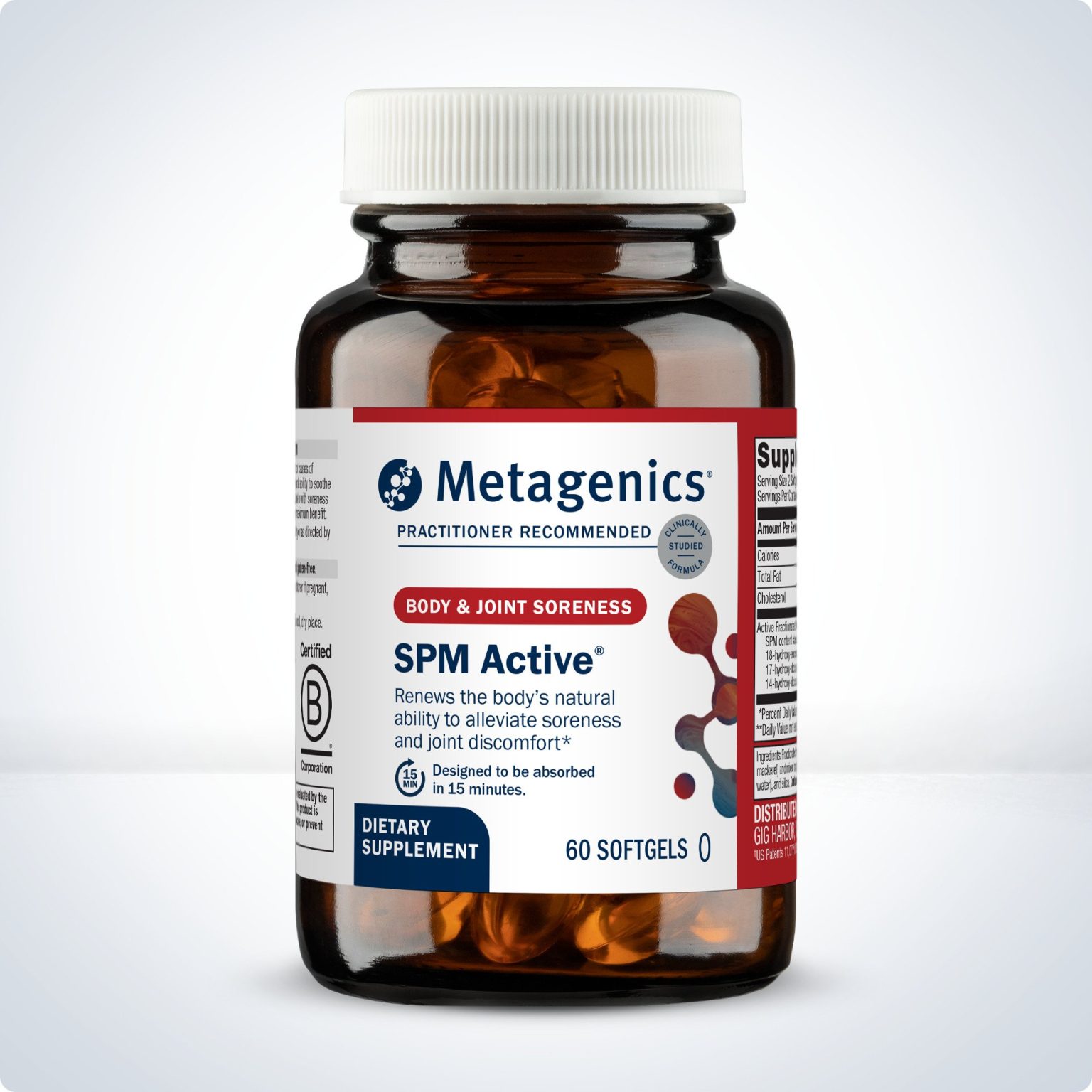SPM Active® 500mg (60 softgels) by Metagenics - IPM Supplements