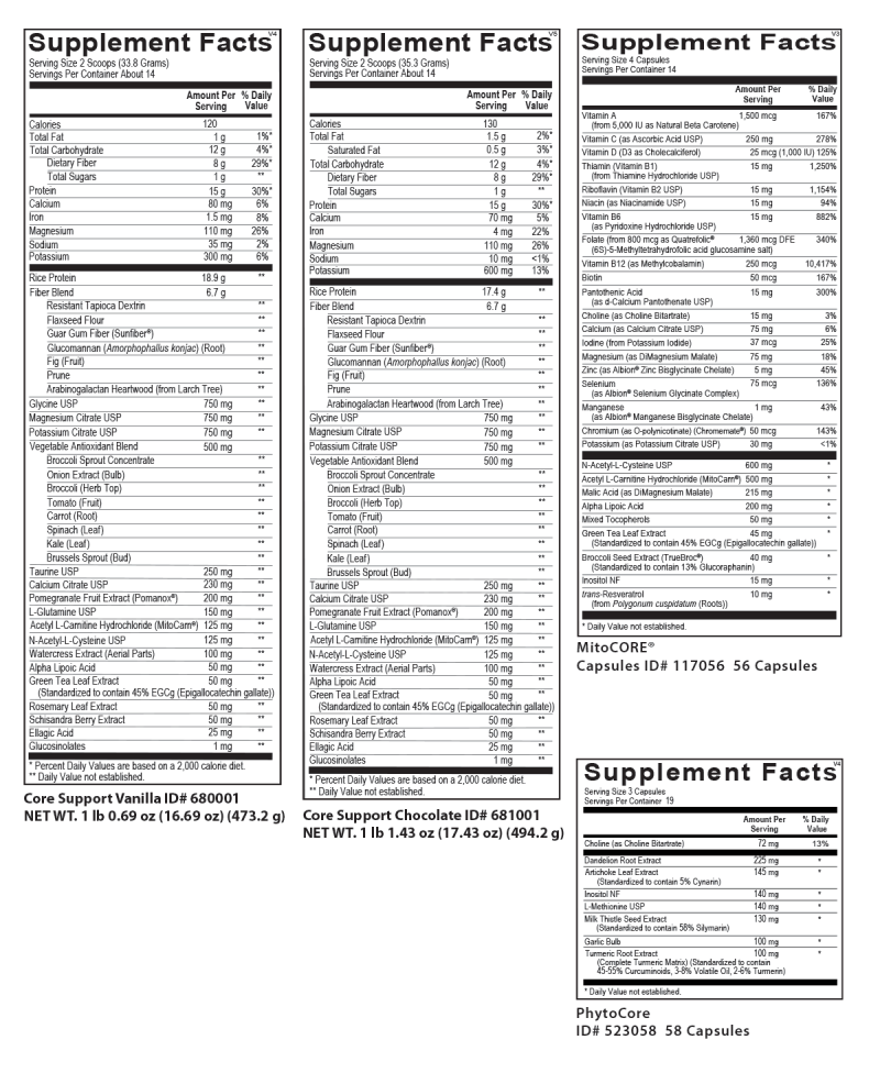 Core Restore Kit 14 Day (French Vanilla) by Orthomolecular - IPM ...