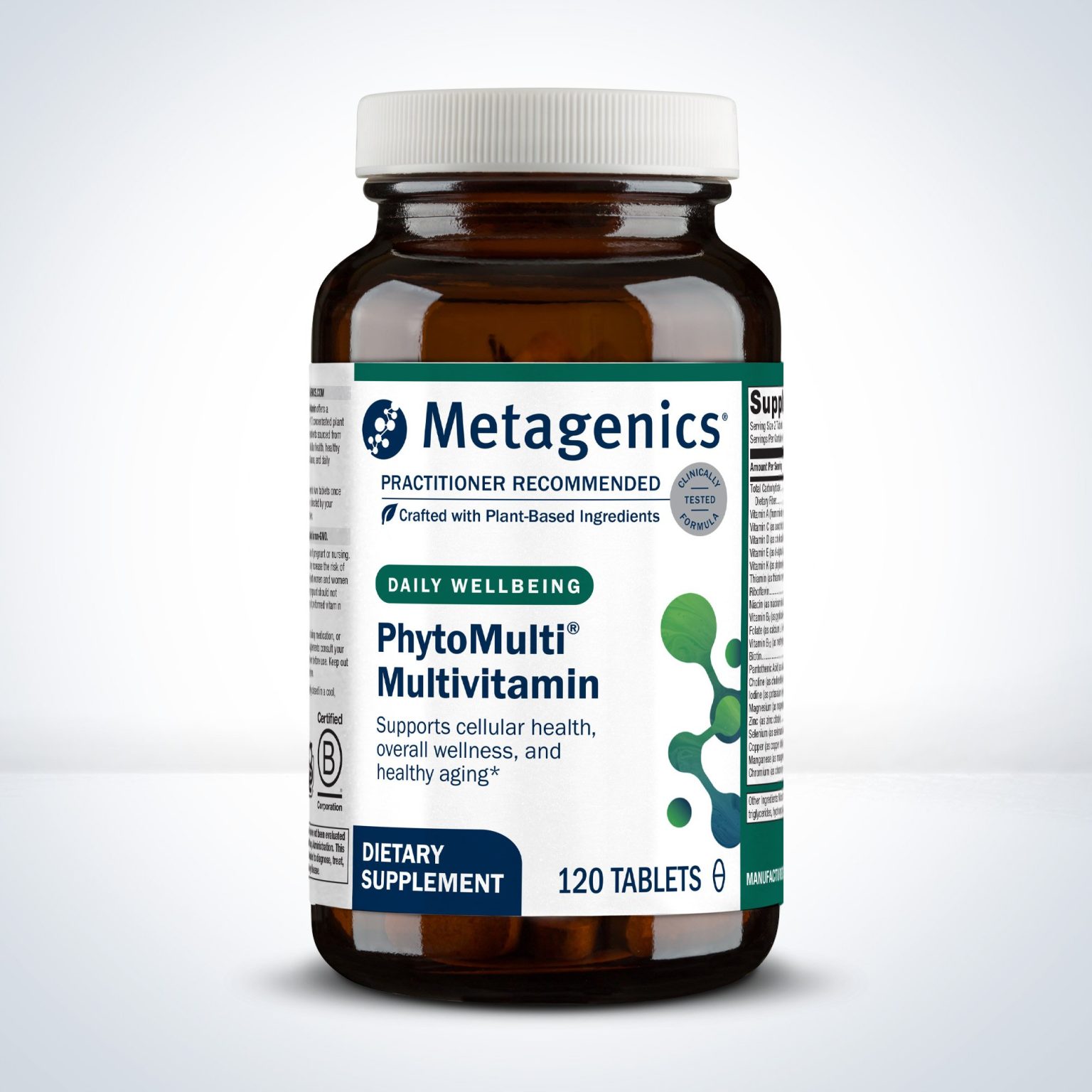 PhytoMulti® Multivitamin Tablets (120 tabs) by Metagenics (WITHOUT Iron ...