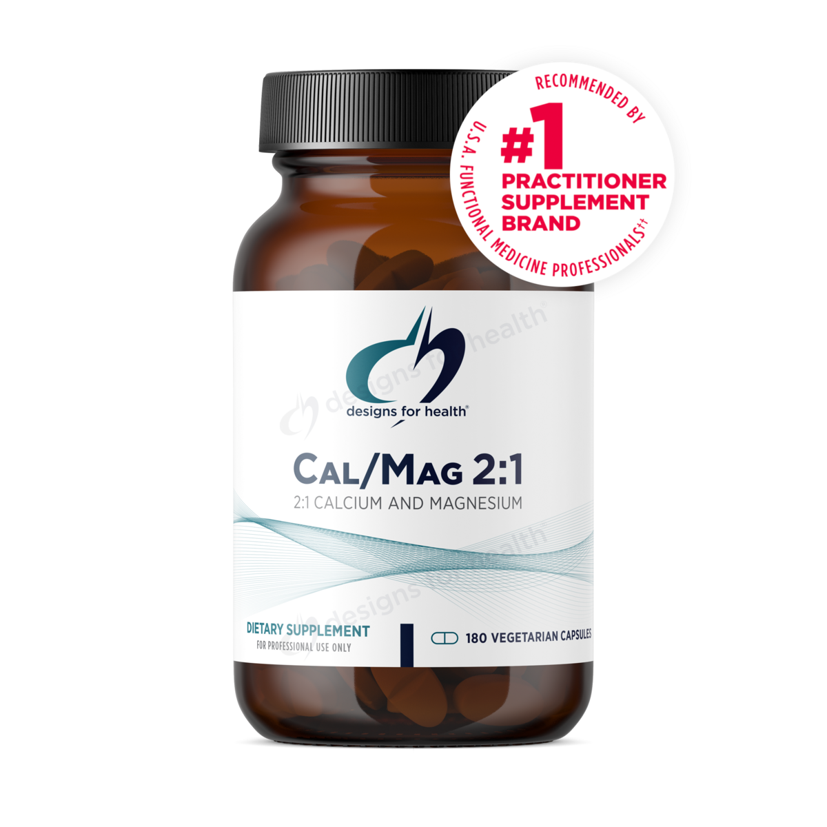 Cal/Mag 2:1 (180 caps) by Designs for Health - IPM Supplements