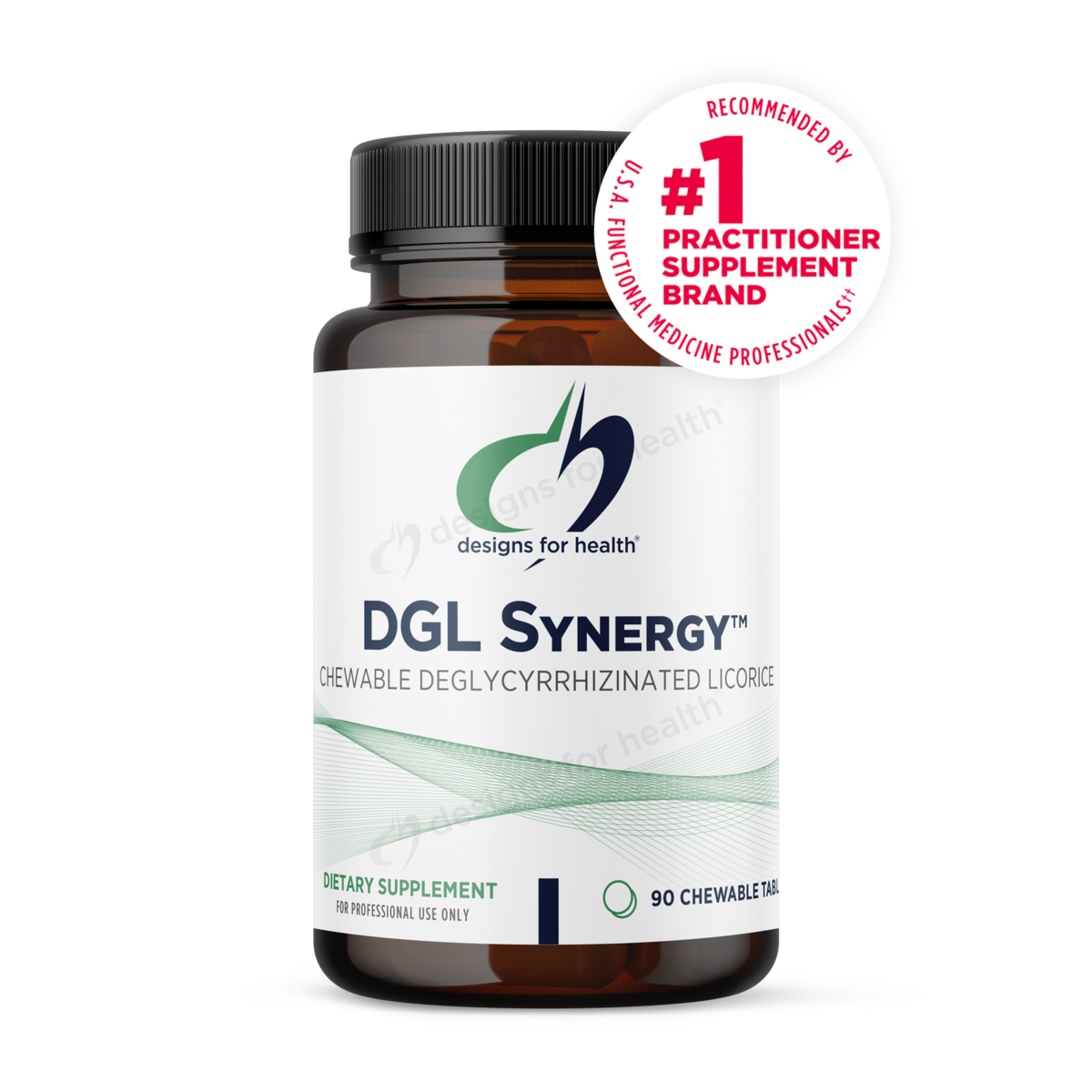 DGL Synergy (90 chewables) by Designs for Health - IPM Supplements