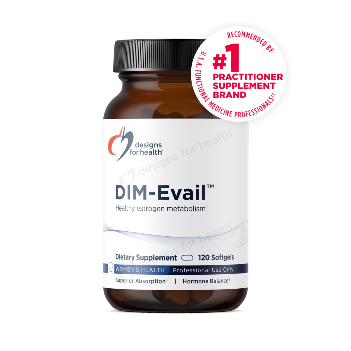 DIM-Evail (120 softgels) by Designs for Health - IPM Supplements
