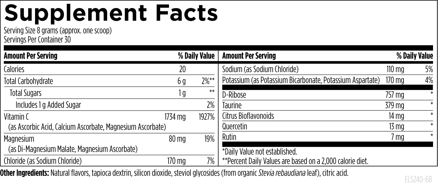 Electrolyte Synergy (240g powder) by Designs for Health - IPM Supplements
