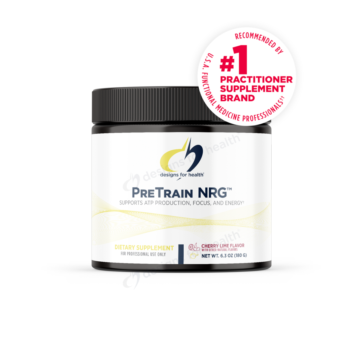 PreTrain NRG Cherry-Lime (180g) by Designs for Health - IPM Supplements