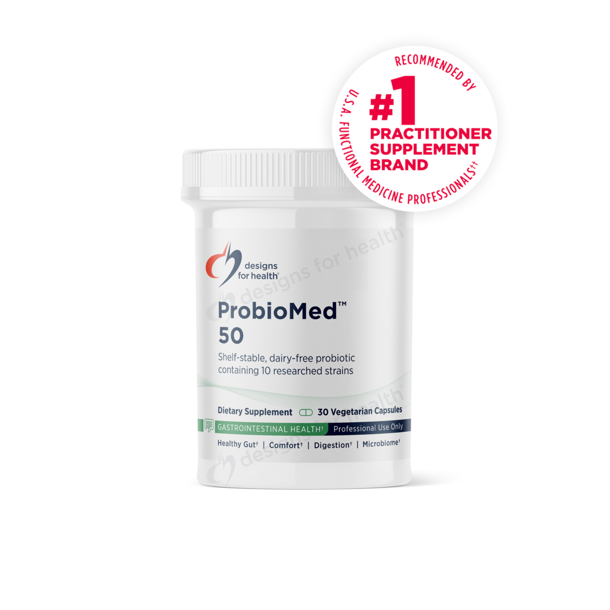 ProbioMed 50 (30 caps) by Designs for Health - IPM Supplements