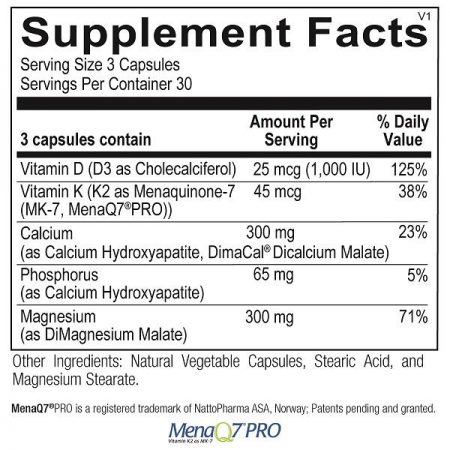 OsteoBase (90 caps) by Orthomolecular - IPM Supplements