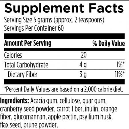 PaleoFiber Unflavored powder (300g) by Designs for Health - IPM Supplements