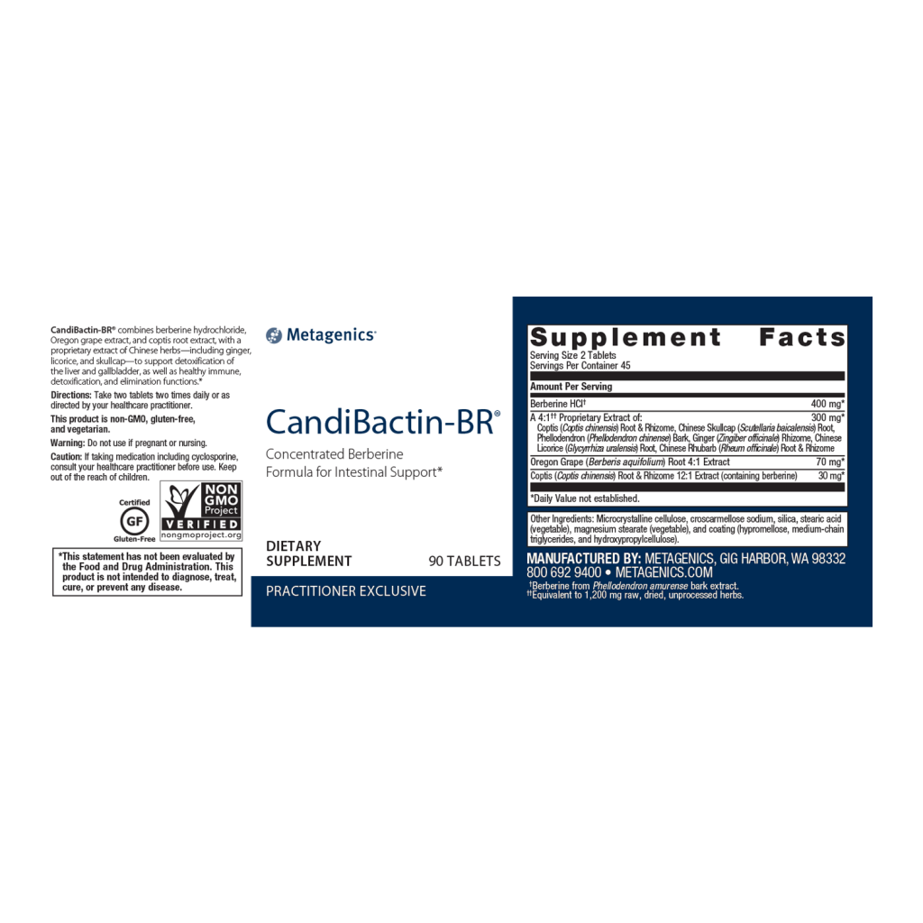 CandiBactin-BR (90 tabs) by Metagenics - IPM Supplements