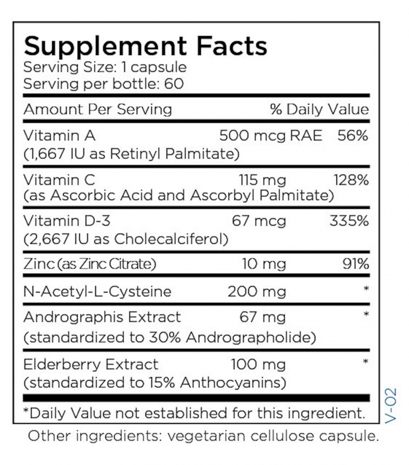 Acute Immune Boost (60 caps) by Metabolic Maintenance - IPM Supplements