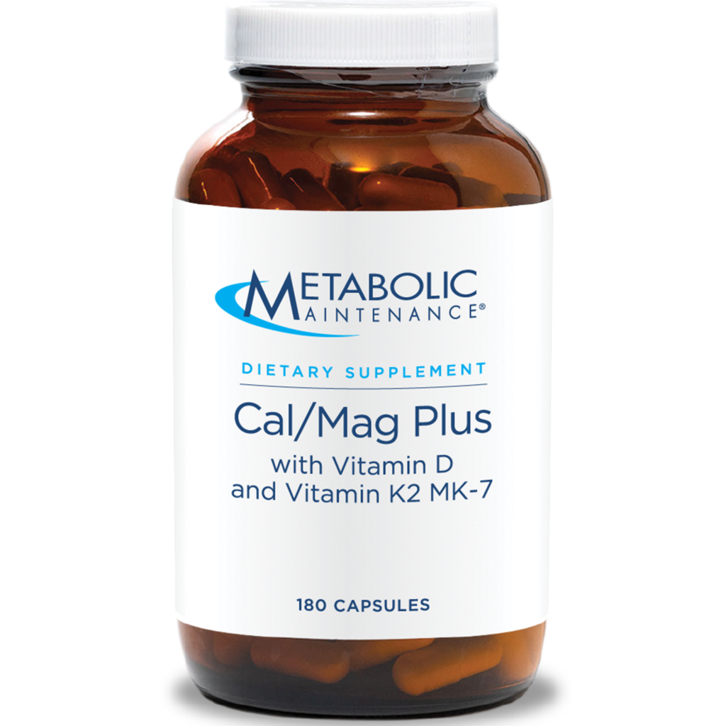 Cal/ Mag Plus D 2000 w/ K-2 M7 (180 caps) by Metabolic Maintenance ...
