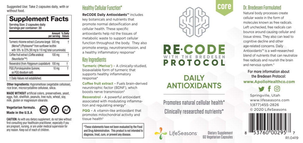ReCODE Protocol Core Kit by LifeSeasons - IPM Supplements