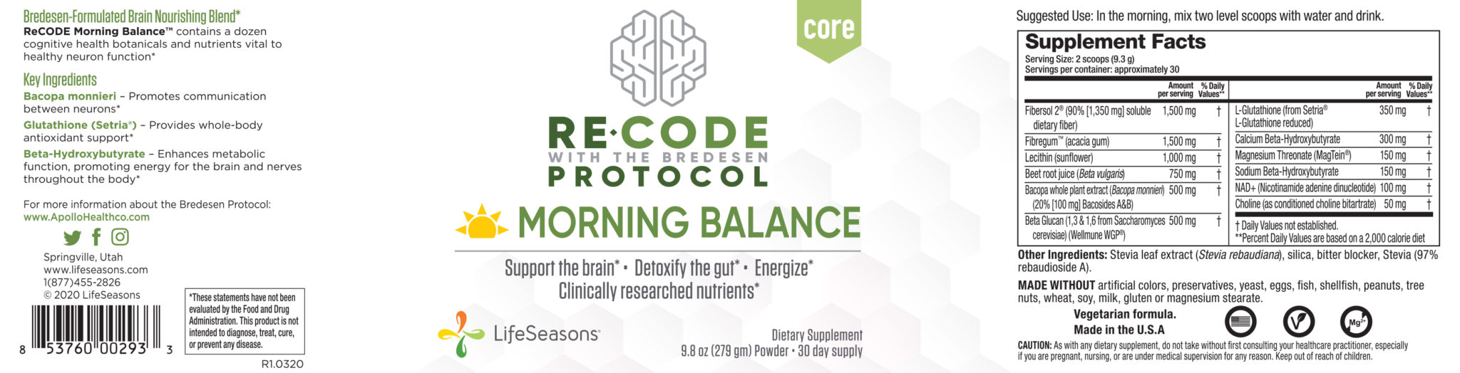 ReCODE Protocol Core Kit by LifeSeasons - IPM Supplements
