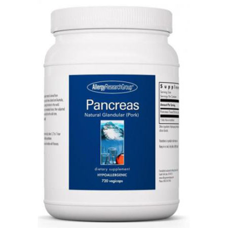 Pancreas Pork (720 caps) by Allergy Research - IPM Supplements