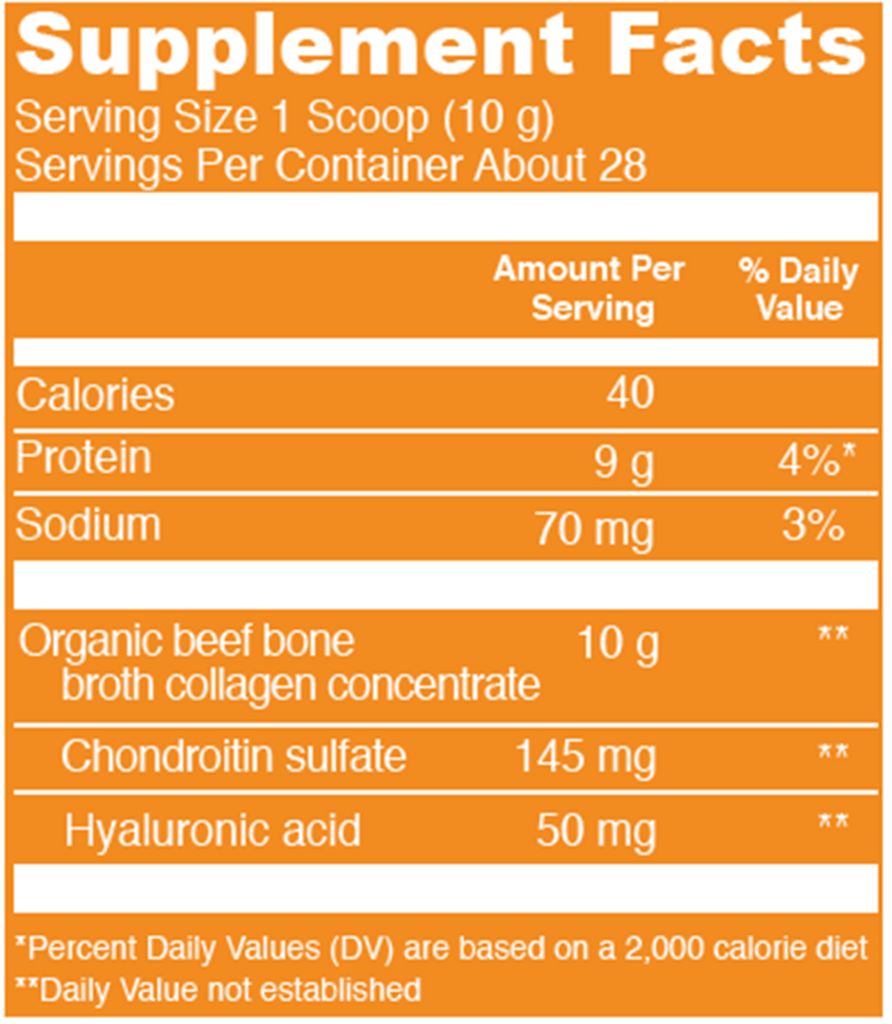 Organic Beef Bone Broth (28 servings) by Vital Proteins - IPM Supplements