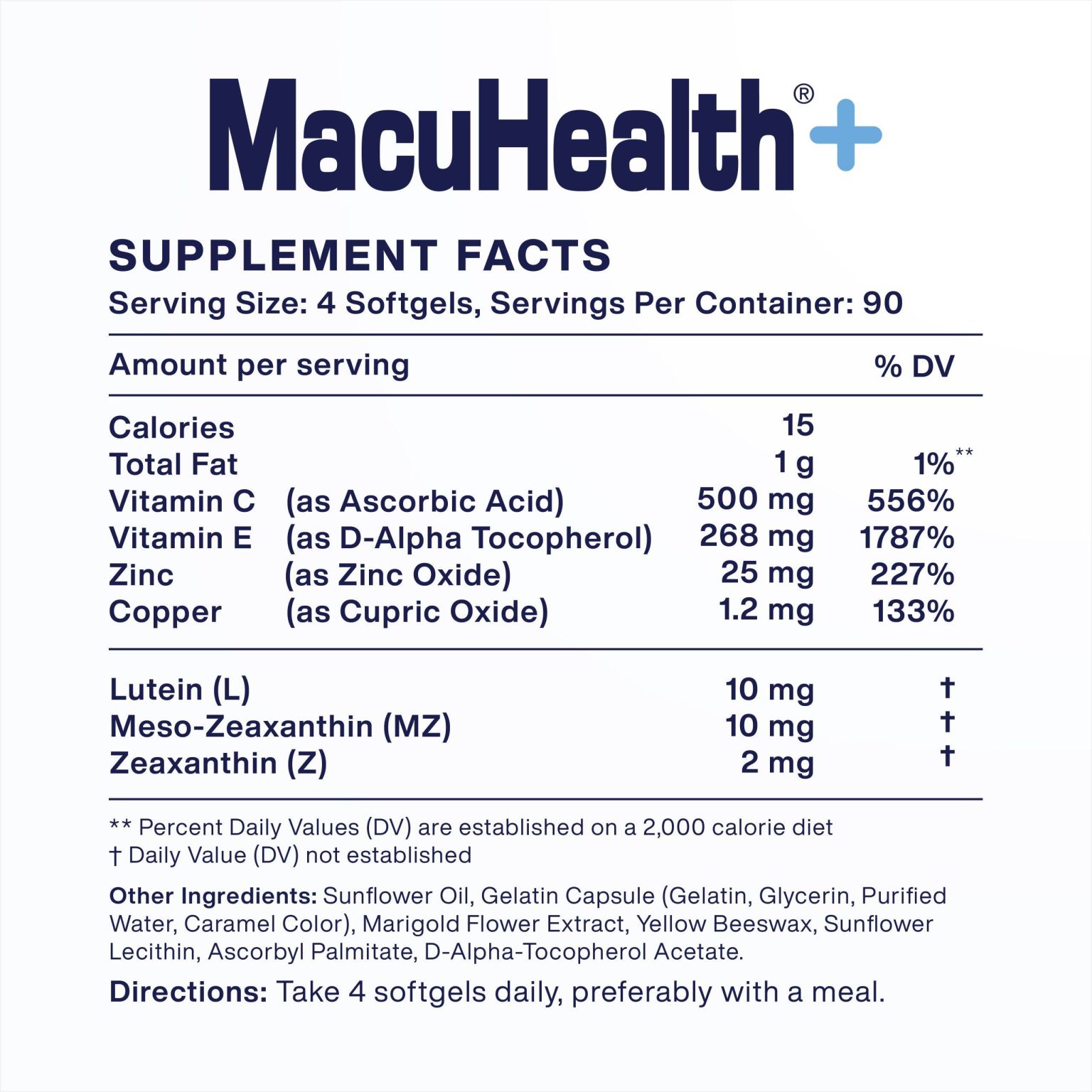 MacuHealth Plus+ (360 softgels) for Eye Health - IPM Supplements