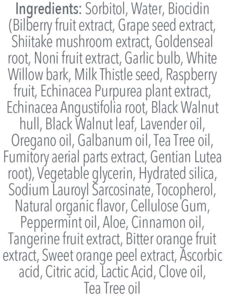 Dentalcidin Toothpaste w/ Biocidin (3oz) by Biocidin Botanicals - IPM ...