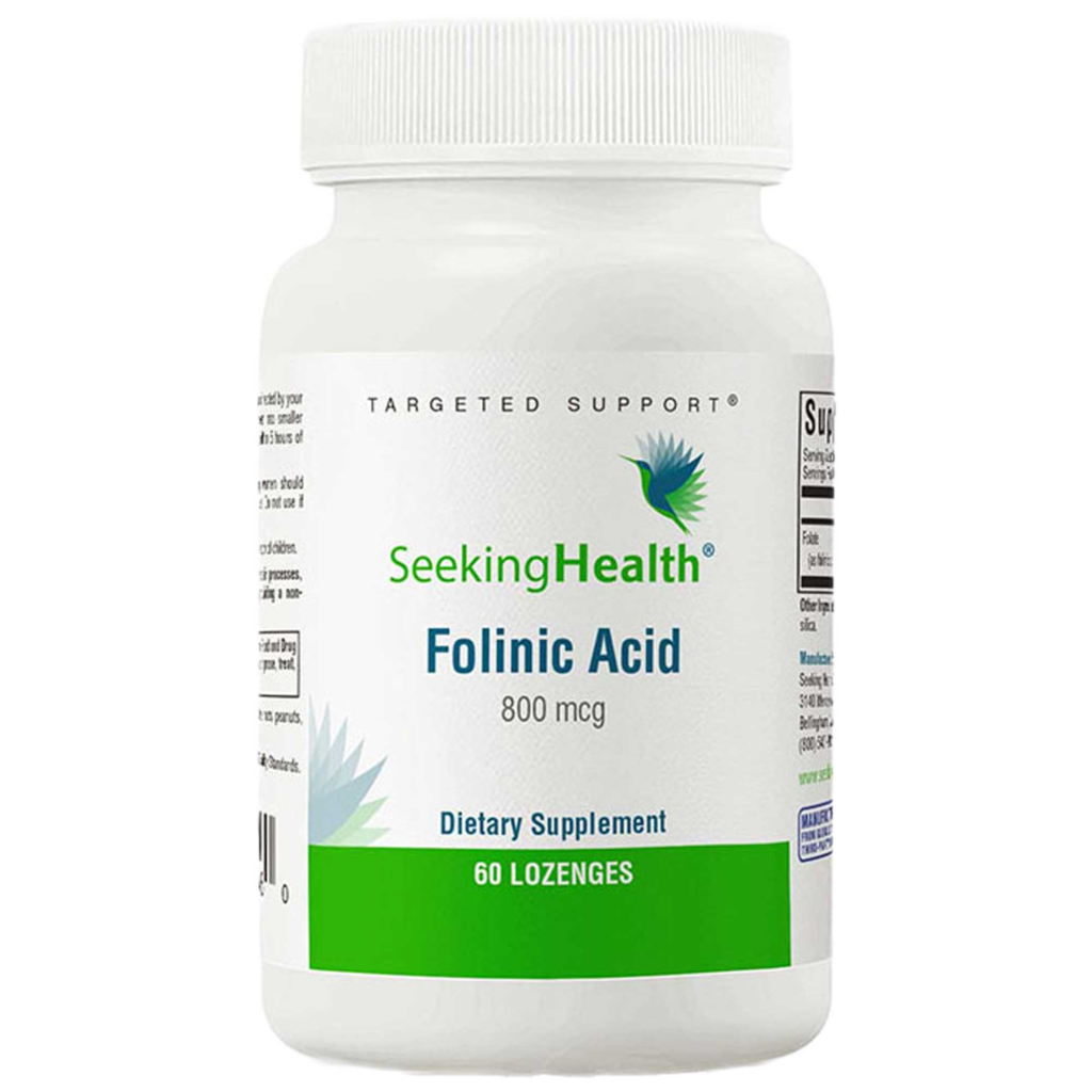Folinic Acid (60 lozenges) by Seeking Health - IPM Supplements