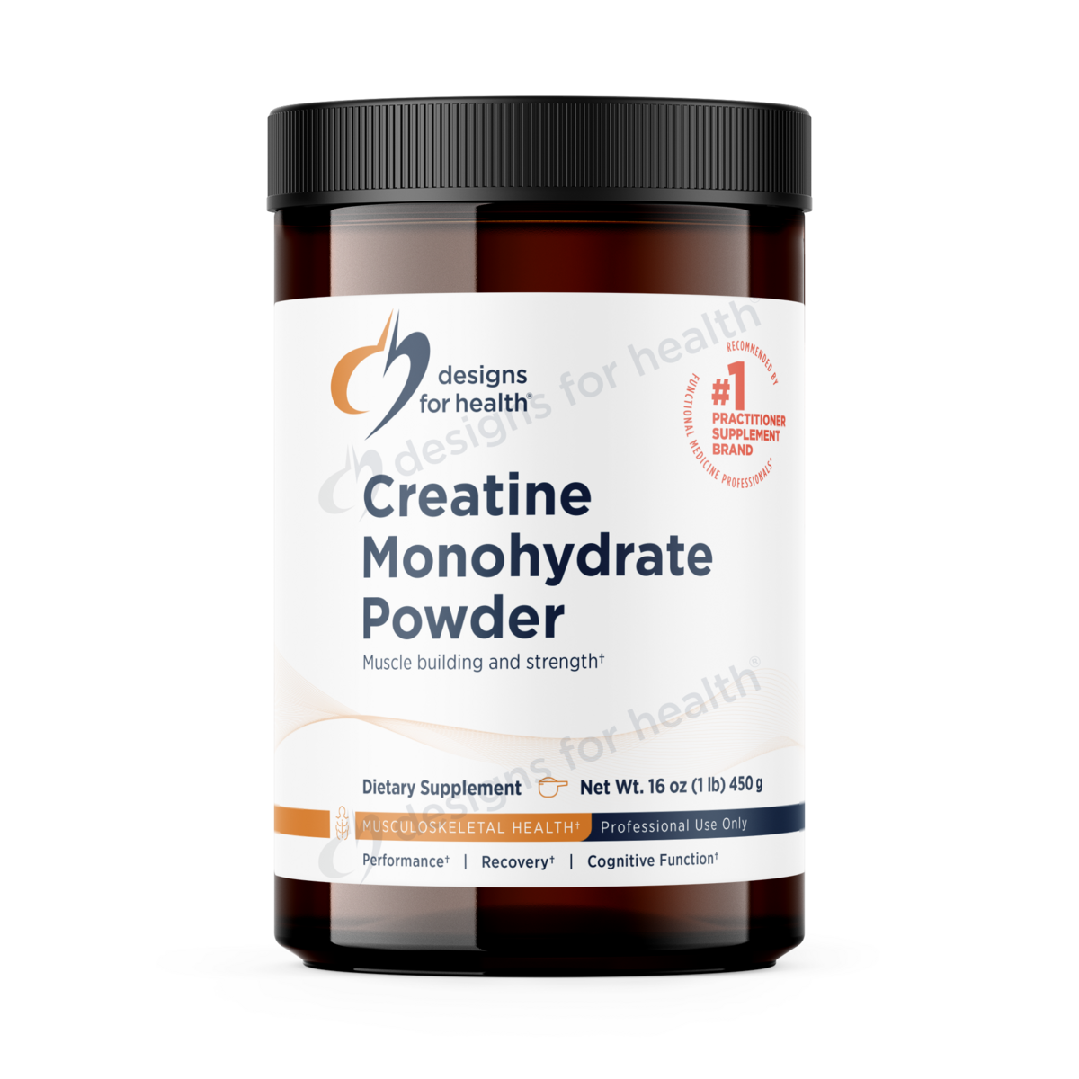Creatine Monohydrate Powder (450g) by Designs for Health - IPM Supplements