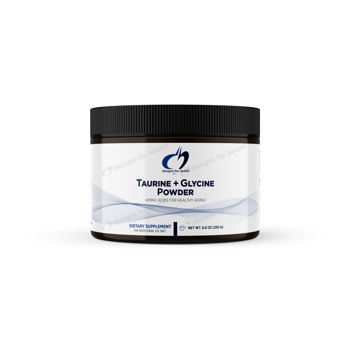 Taurine + Glycine Powder (250g) by Designs for Health - IPM Supplements