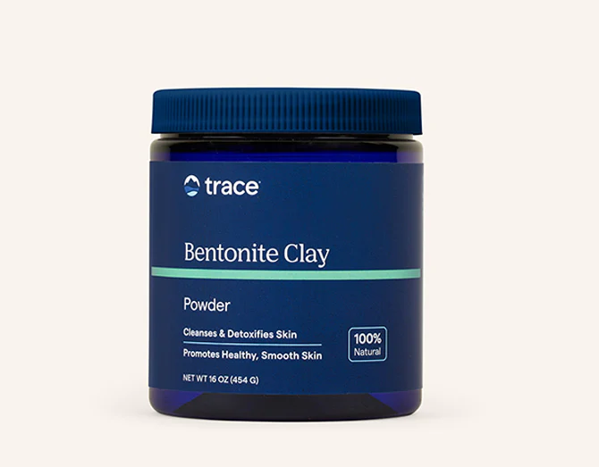 Bentonite Clay Powder (16 oz) by Trace Minerals Research - IPM Supplements