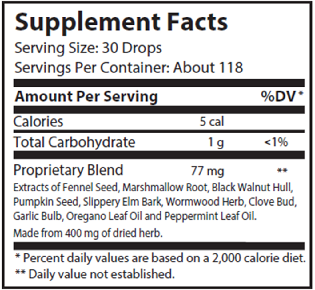 ParaGuard Liquid 4 fl oz by Advanced Nutrition by Zahler - IPM Supplements