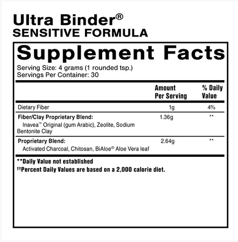 Ultra Binder® Sensitive (120g) by Quicksilver Scientific - IPM Supplements