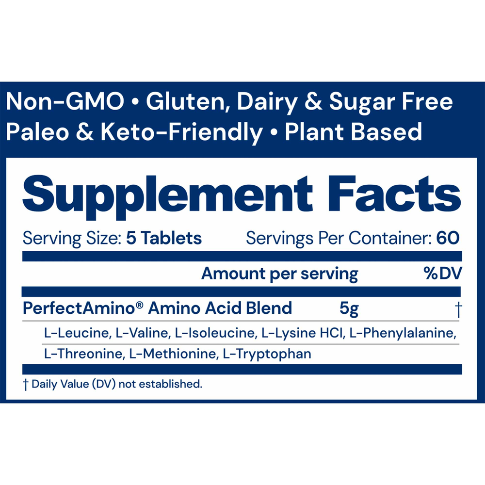 Perfect Amino Tablets (300 tabs) by BODYHEALTH - IPM Supplements