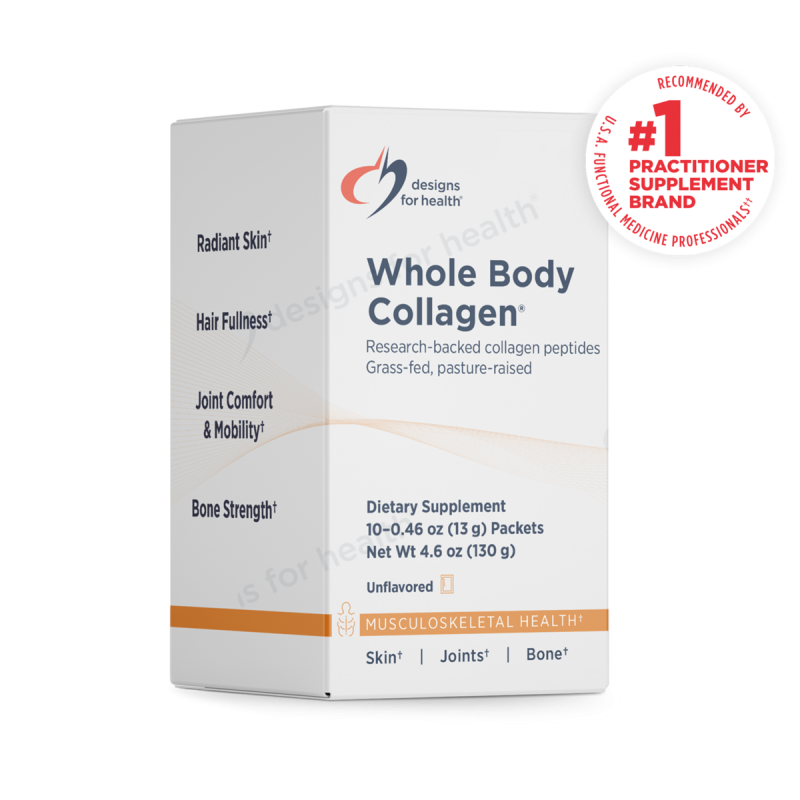 Whole Body Collagen® 10 Packets (Unflavored) by Designs for Health ...